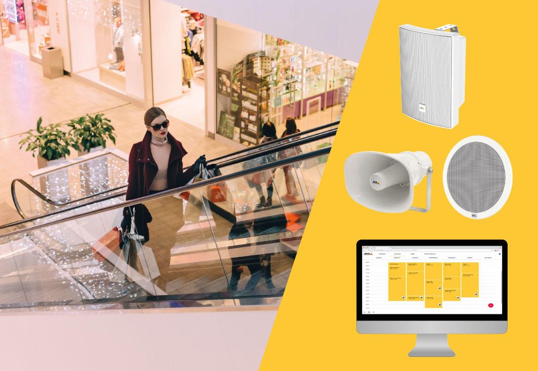 Sistemi audio Axis, audio-diffusione in rete - PROTEK